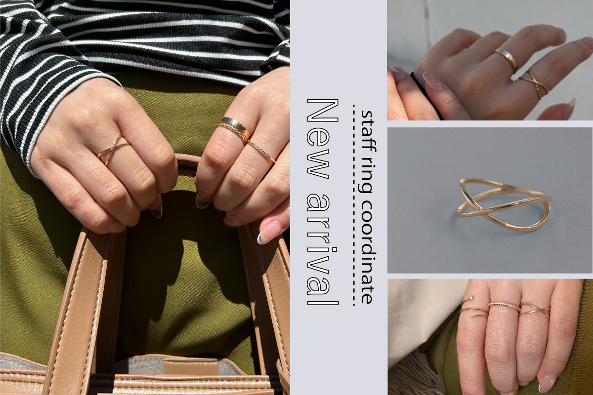 New arrival -staff ring coordinate- ｜MONATELIER（モナトリエ）公式｜K10 一粒ダイヤ 重ね付けジュエリー