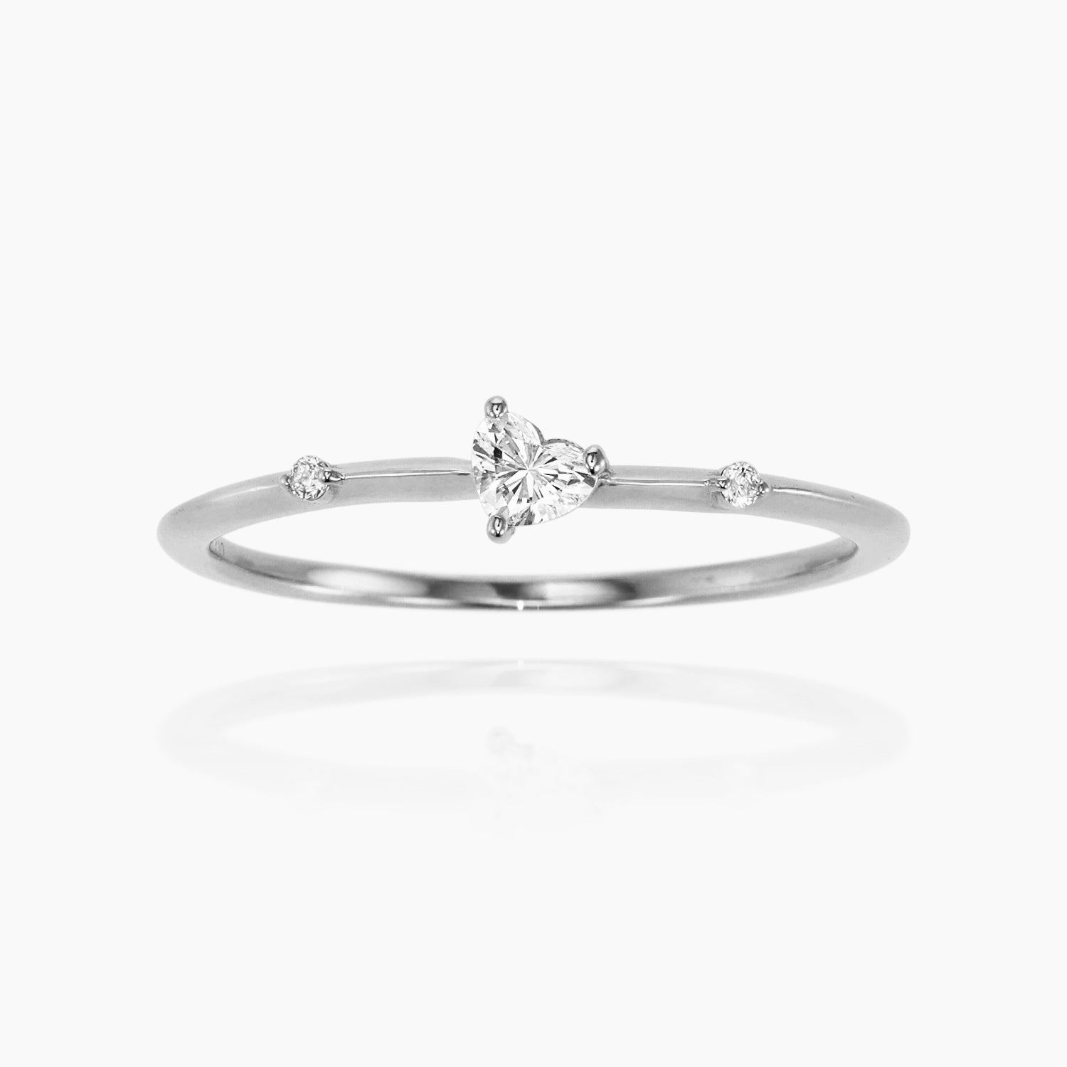 MONATELIER-モナトリエ-k10 リング 天然ダイヤモンド ホワイトゴールド カロル